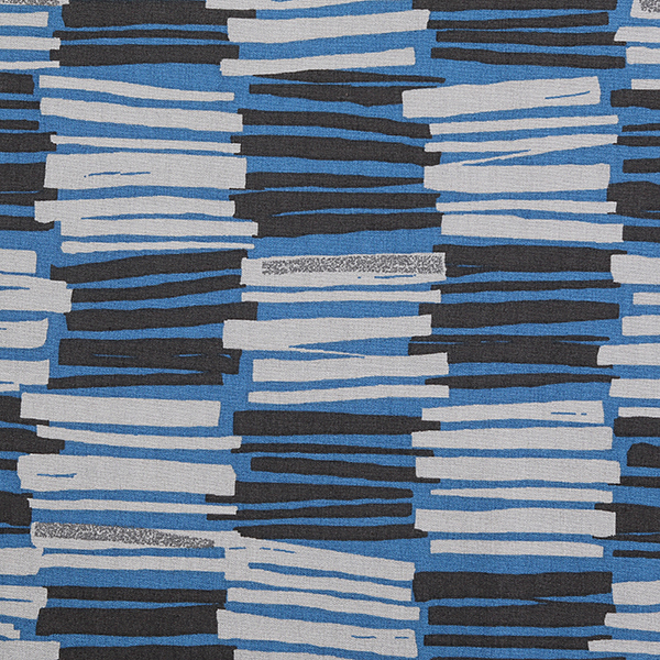 [사이토요코] 에토프 임프레뷰 컬렉션 크로스 보더 프린트원단 - 그레이블루 - 퀼트의시작은? 엔조이퀼트와 함께