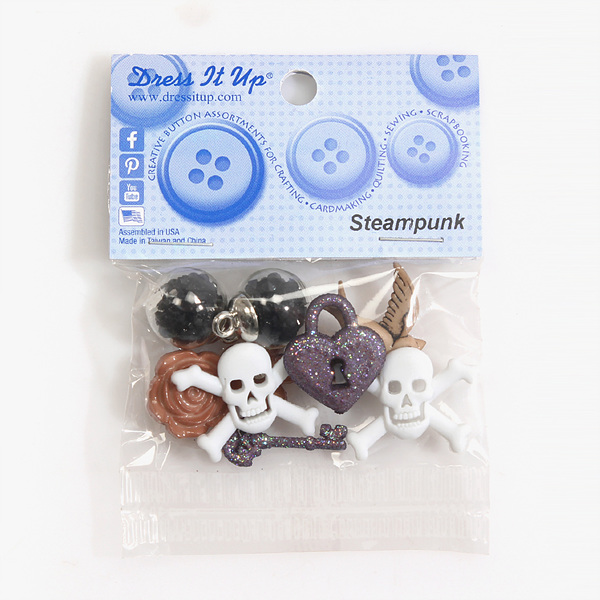 엔조이퀼트 [제시제임스] 장식단추 드레스잇업 - 10406(STEAMPUNK)