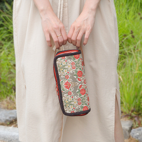 엔조이퀼트 [바이핸즈] 퀼트패키지 소품 - 올드로즈 핸들 파우치